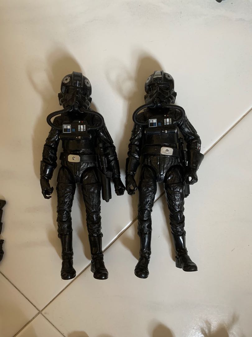 Star Wars Black Series Tie Pilot & Lieutenant Oxixo, Hobbies & Toys ...