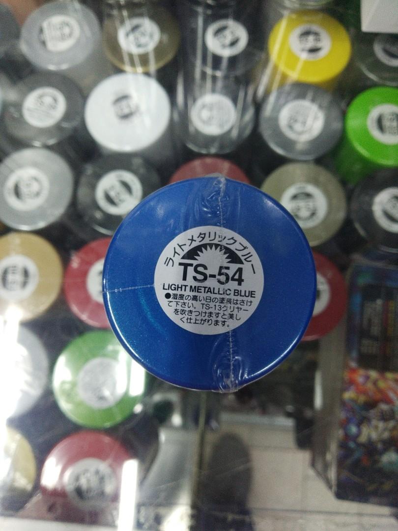 Tamiya TS-54 Light Metallic Blue Spray Paint For Plastic, Hobbies ...