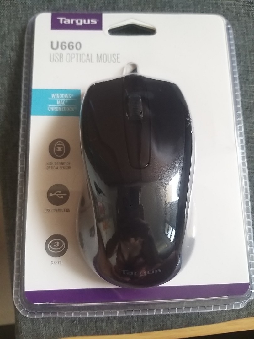 Targus U660 USB Optical Mouse, Computers & Tech, Parts & Accessories ...