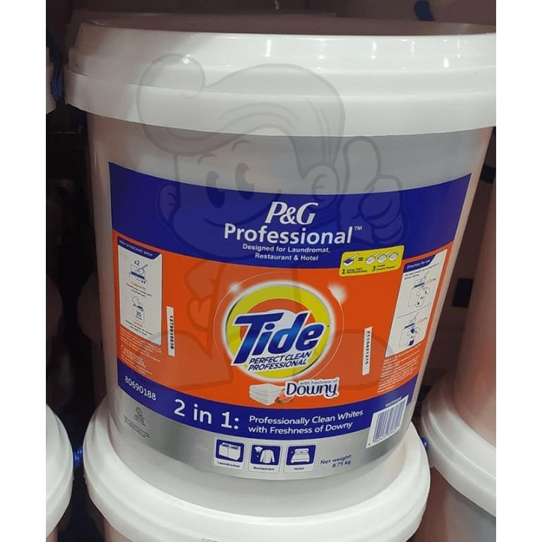 Tide Professional Laundry Powder Bucket, in Downy, 8.75kg, Furniture ...