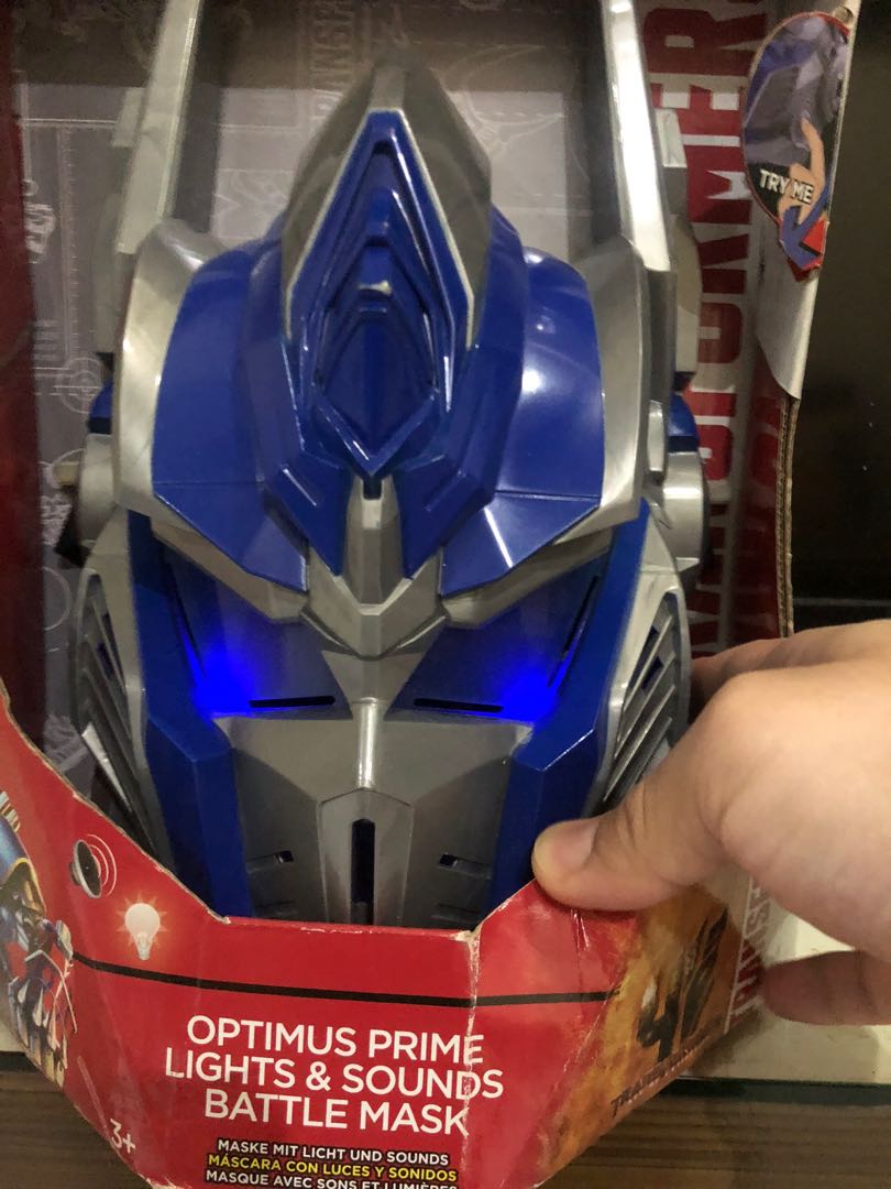 Transformers Optimus Prime Mask, Hobbies & Toys, Toys & Games on Carousell