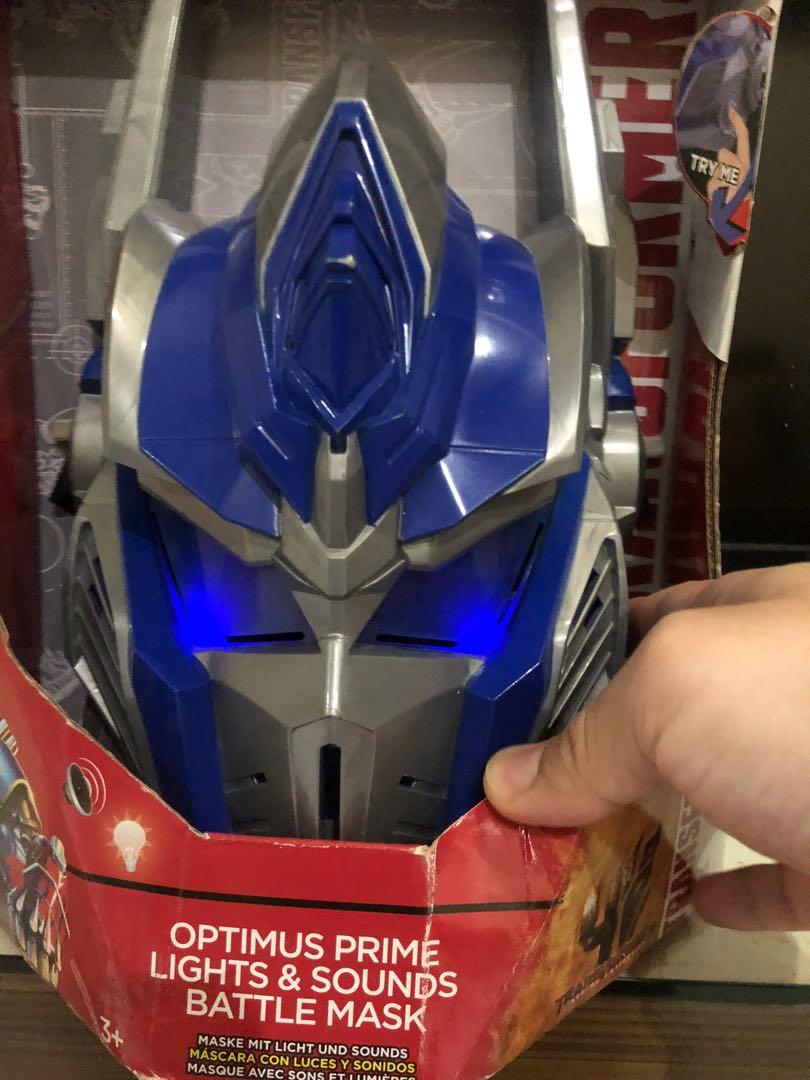 Transformers Optimus Prime Mask, Hobbies & Toys, Toys & Games on Carousell