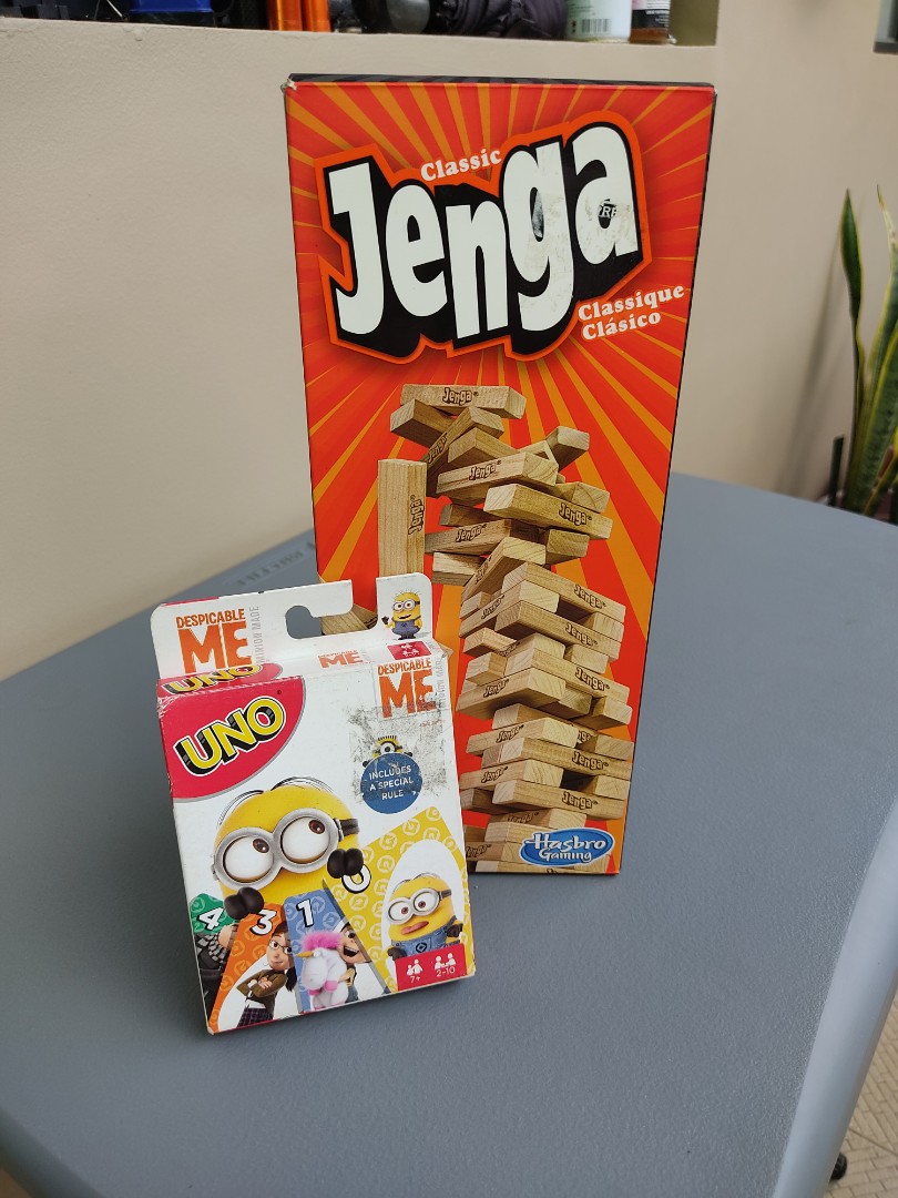 Uno Jenga Combo, Hobbies & Toys, Toys & Games on Carousell