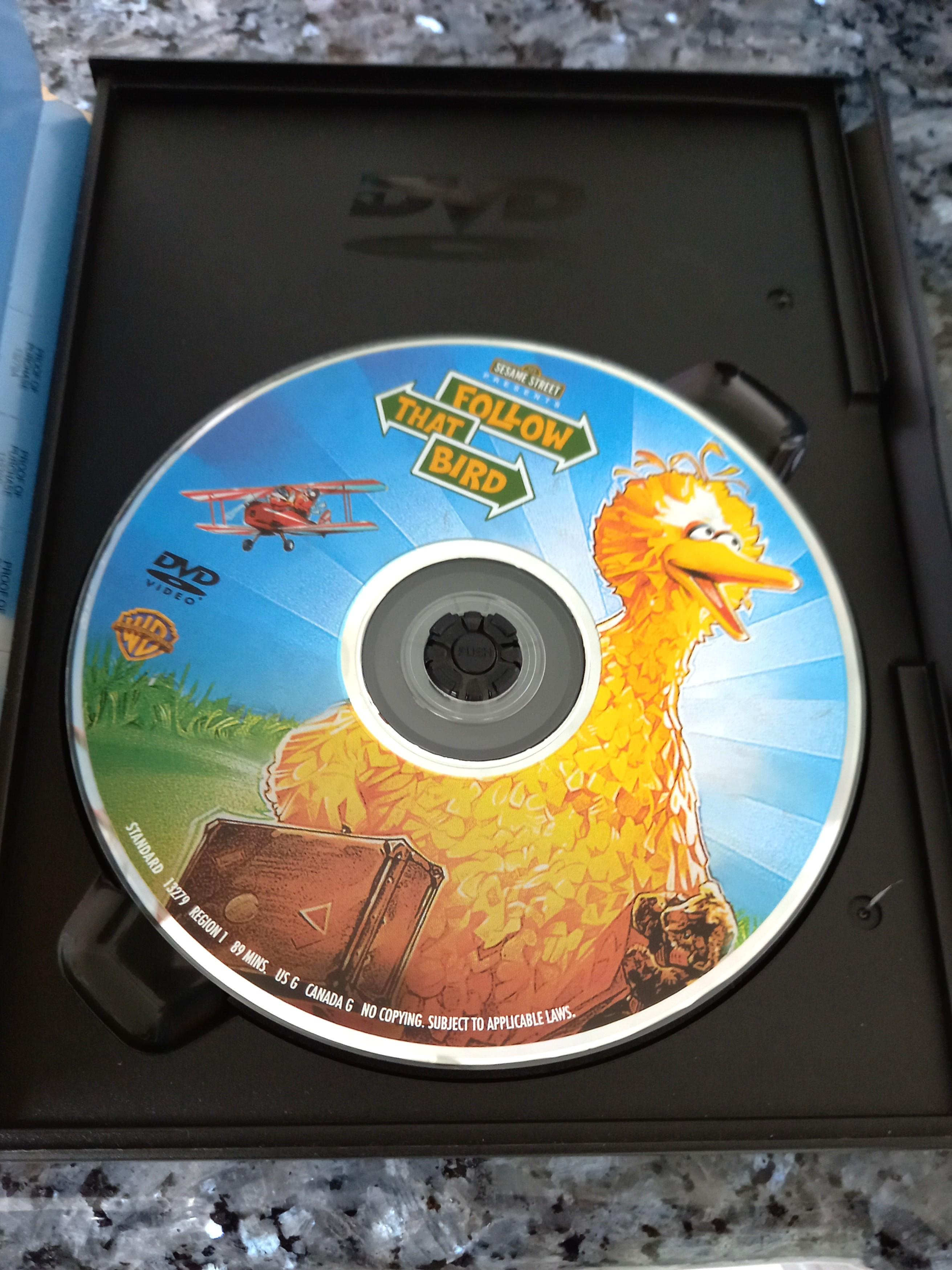 US DVD Movie Follow That Bird Sesame Street, Hobbies & Toys, Music ...