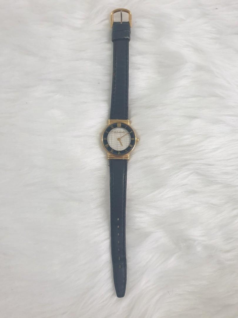 Vintage Guy Laroche Leather Watch, Luxury, Watches on Carousell