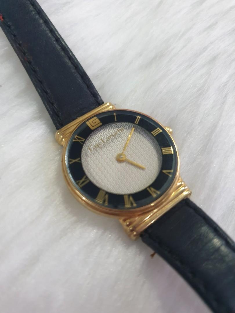 Vintage Guy Laroche Leather Watch, Luxury, Watches on Carousell