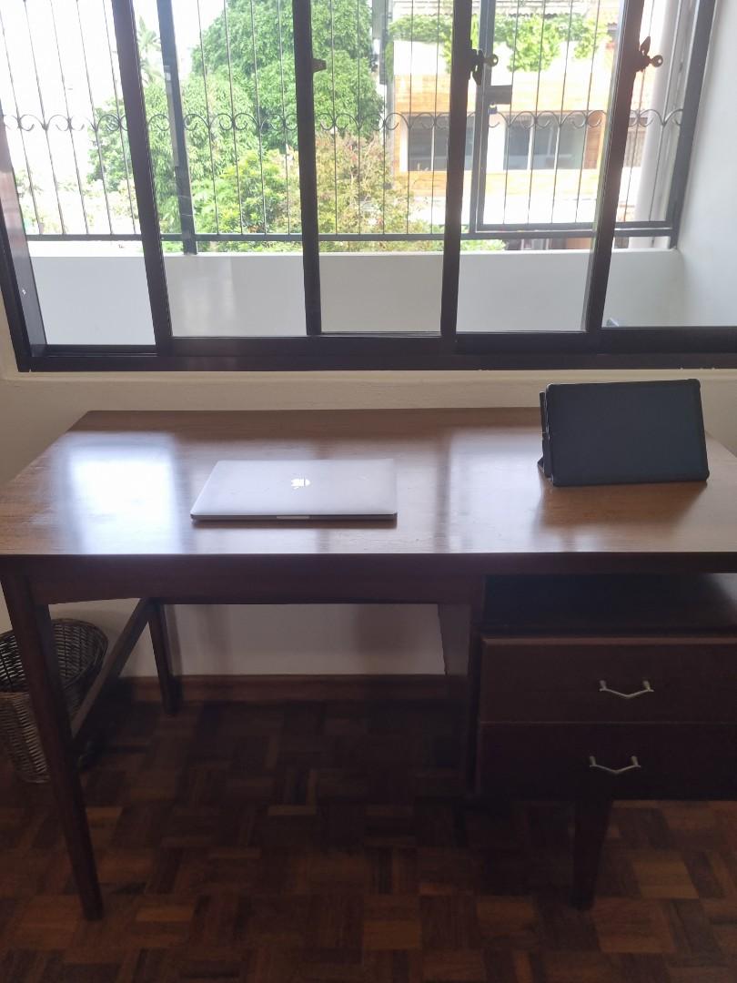 Vintage Study Table, Furniture & Home Living, Furniture, Tables & Sets ...