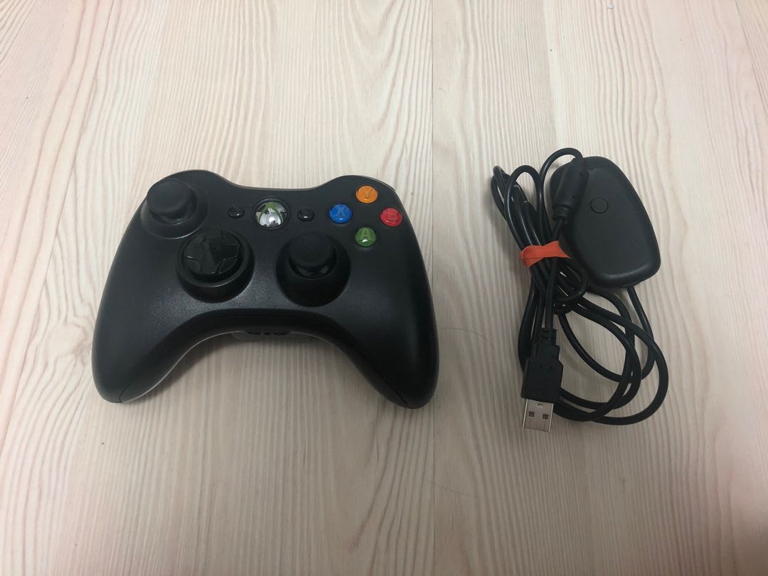 XBOX 360 windows Bluetooth controller with Bluetooth receiver, Video ...