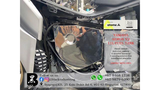 Yamaha Aerox V2 11L fuel tank, Motorcycles, Motorcycle Accessories on ...
