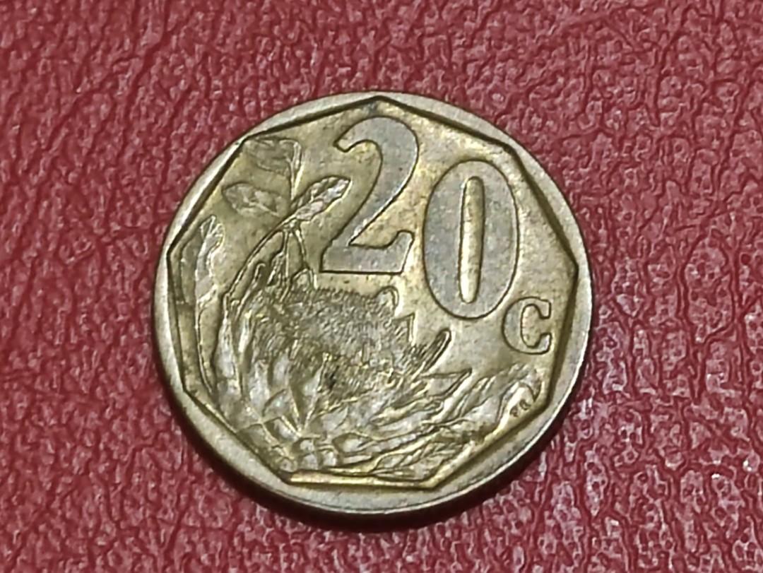 1999 20 Cents - South Africa, Hobbies & Toys, Memorabilia ...