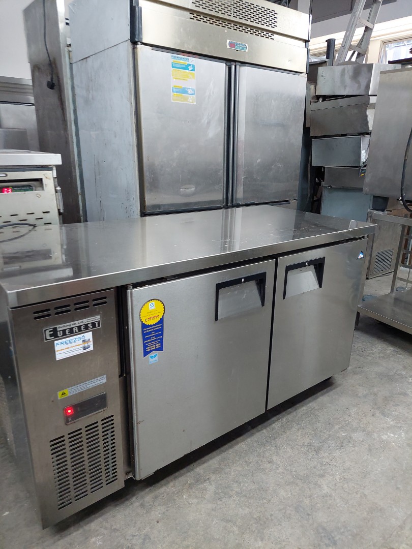 2 Door Counter Chiller, 1500mm x 700mm x 850mm, TV & Home Appliances ...