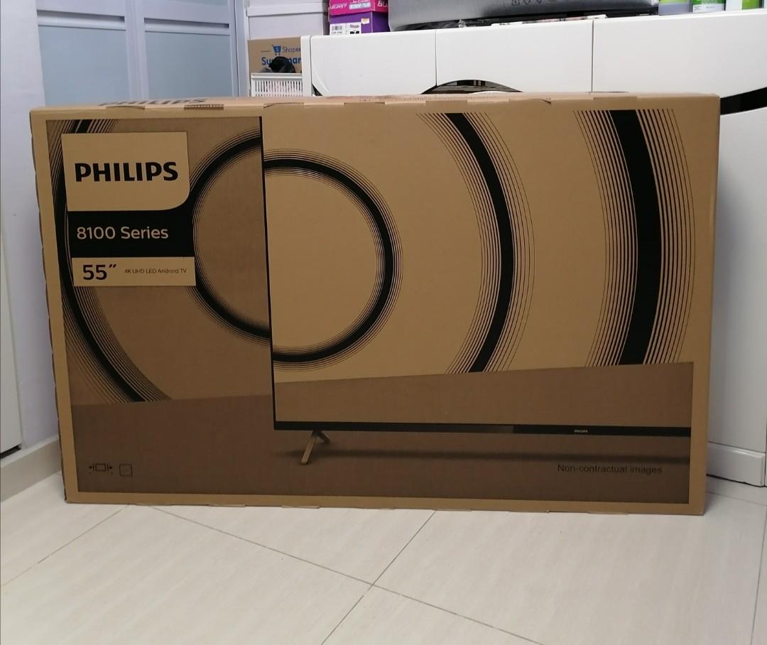 55 inch Philips Android TV Empty Box With Styrofoam, TV & Home ...