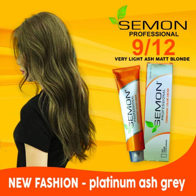 9/12 Very Light Ash Matt Blonde Semon Hair Color Set, Beauty & Personal ...