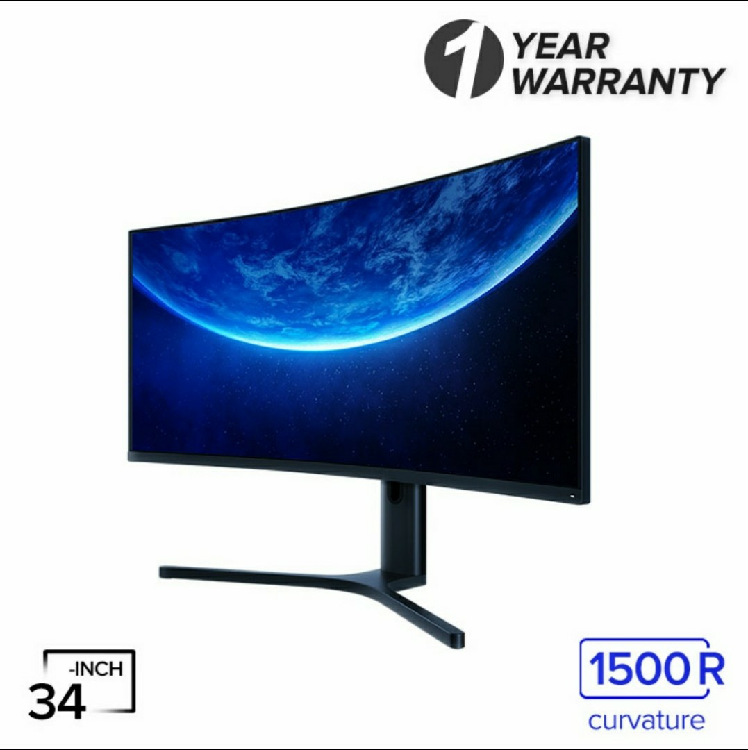 [ Xiaomi ] Mi Curve Display 34-inch | WQHD | 1500R View 144Hz | Flicker ...
