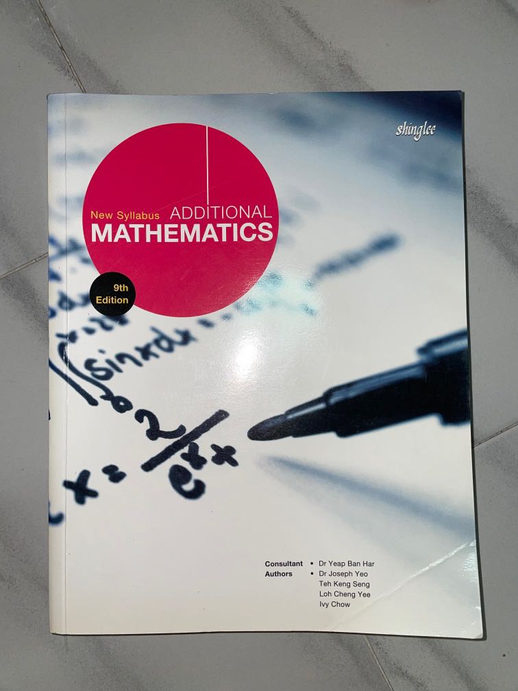 Additional Mathematics Textbook O level, Hobbies & Toys, Books ...