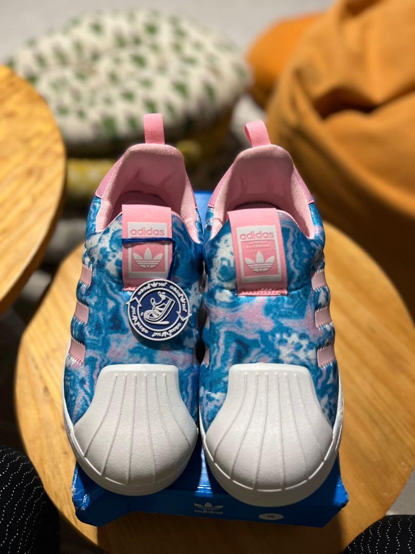 Adidas Shellfish One-Piece Soft Kids Shoes, Women's Fashion, Footwear ...