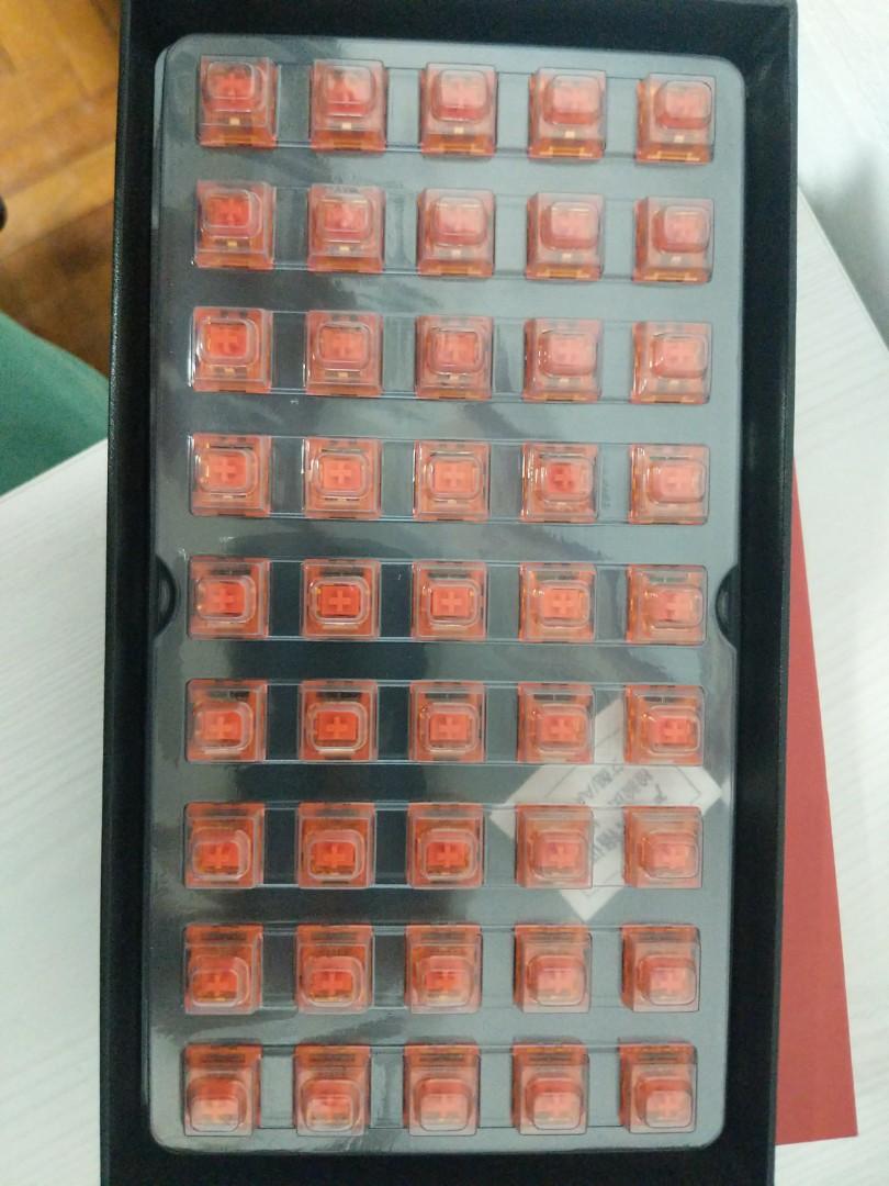 Akko Radiant Red Switches (45pcs), Computers & Tech, Parts ...