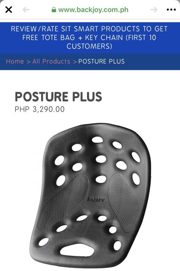 Backjoy Posture Plus, Health & Nutrition, Assistive & Rehabilatory Aids, Other Assistive Aids on ...