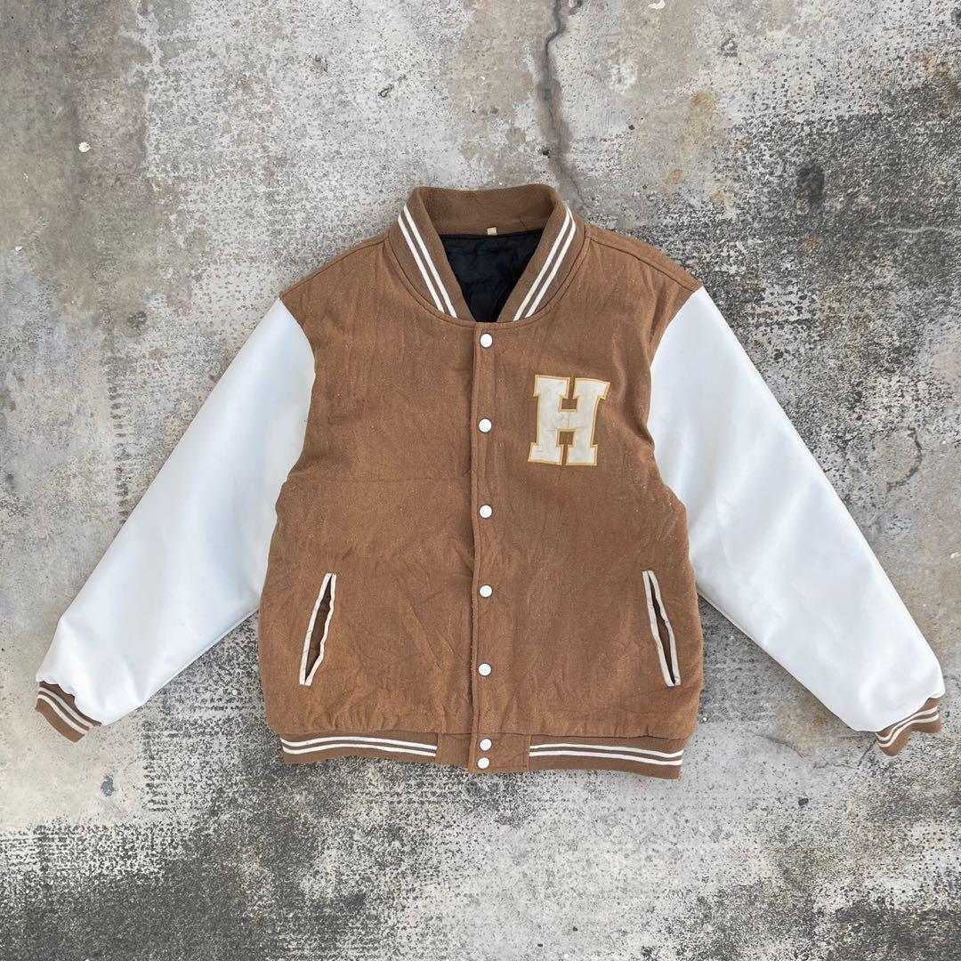 Beige Mechanical Engineering Varsity Jacket, Men's Fashion, Coats ...