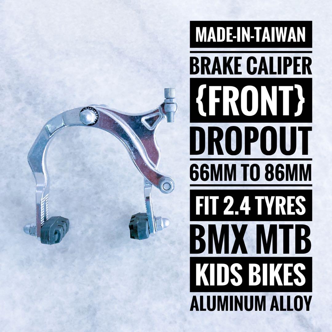 Bicycle Brake Caliper (FRONT) - Long Reach - BMX, MTB, Kids Bikes ...