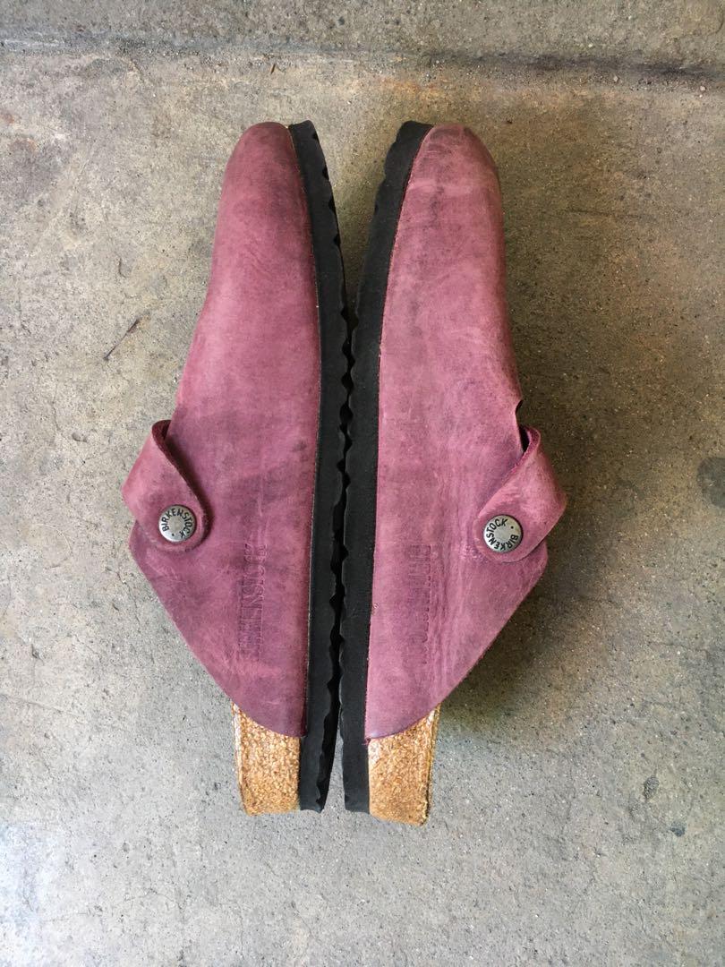 BIRKS BOSTON CLOGS OILED LEATHER, Men's Fashion, Footwear, Slippers ...