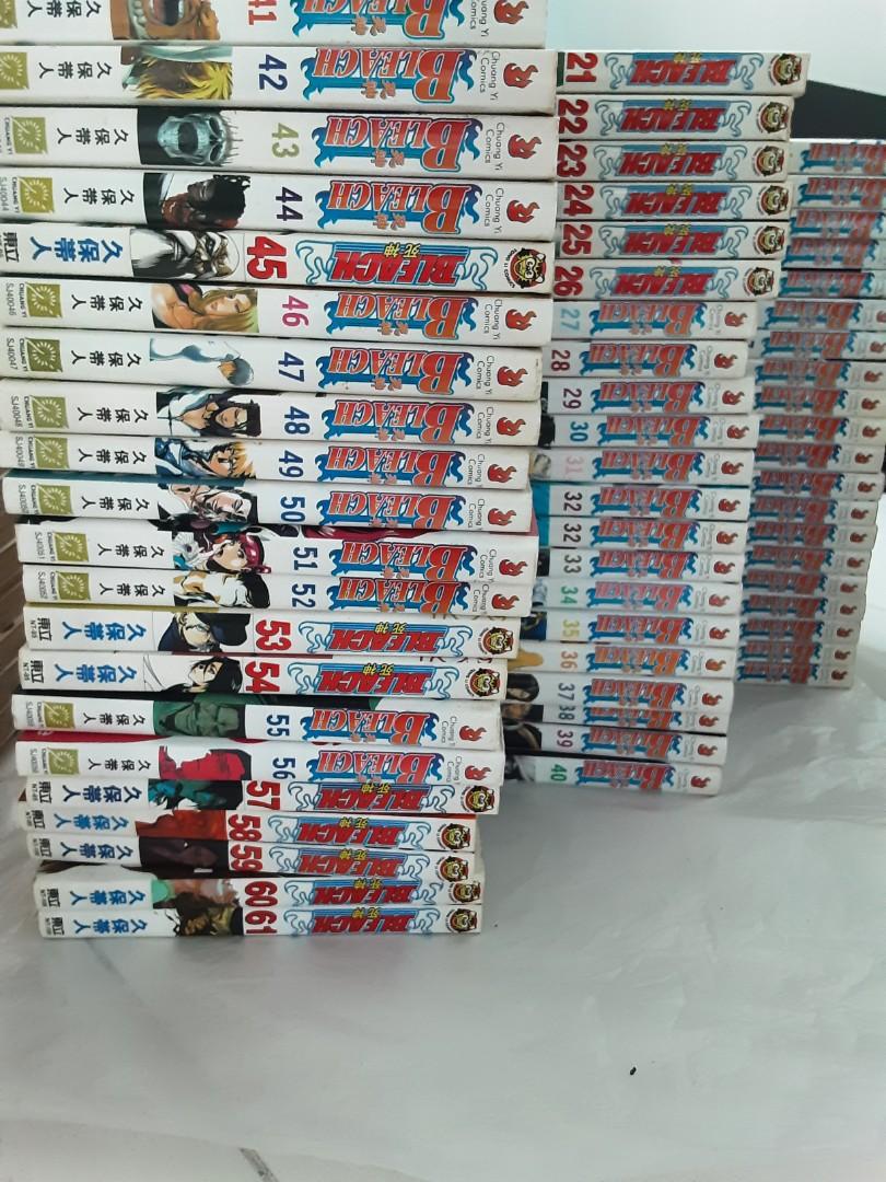 Bleach Volumes 1-61 (Chinese version), Hobbies & Toys, Books ...