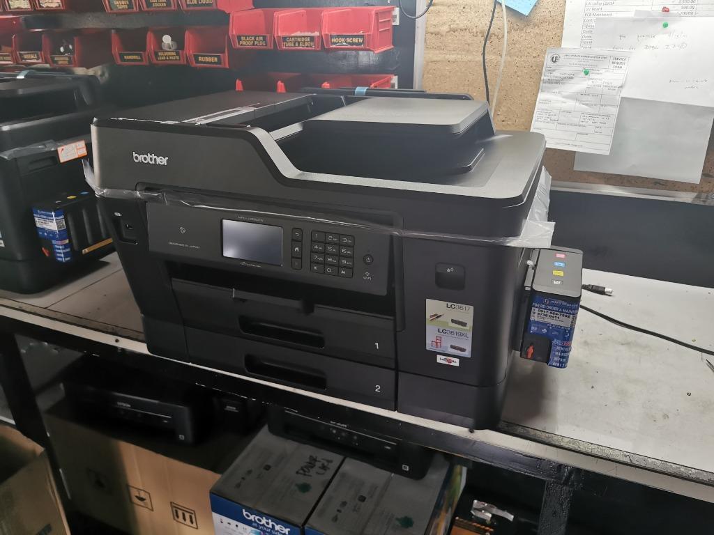 Brother MFC-J3930DW Inkjet Printer | AS IS / CISS Conversion, Computers ...