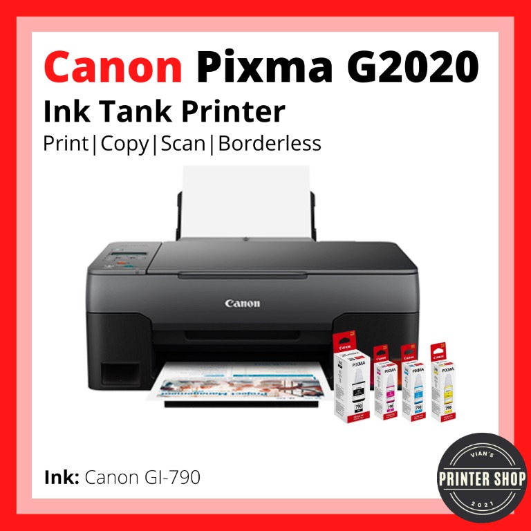 Canon Pixma G2020 Ink Tank All-In-One Printer for High Volume Printing ...