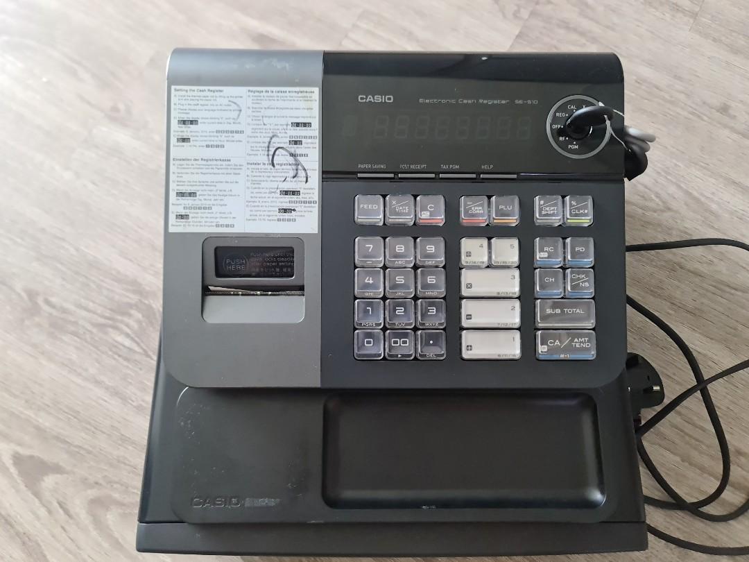 Casio SE-S10 Cash register. Casio SE-S10 Electronic Cash Register. Thermal printing, Computers ...