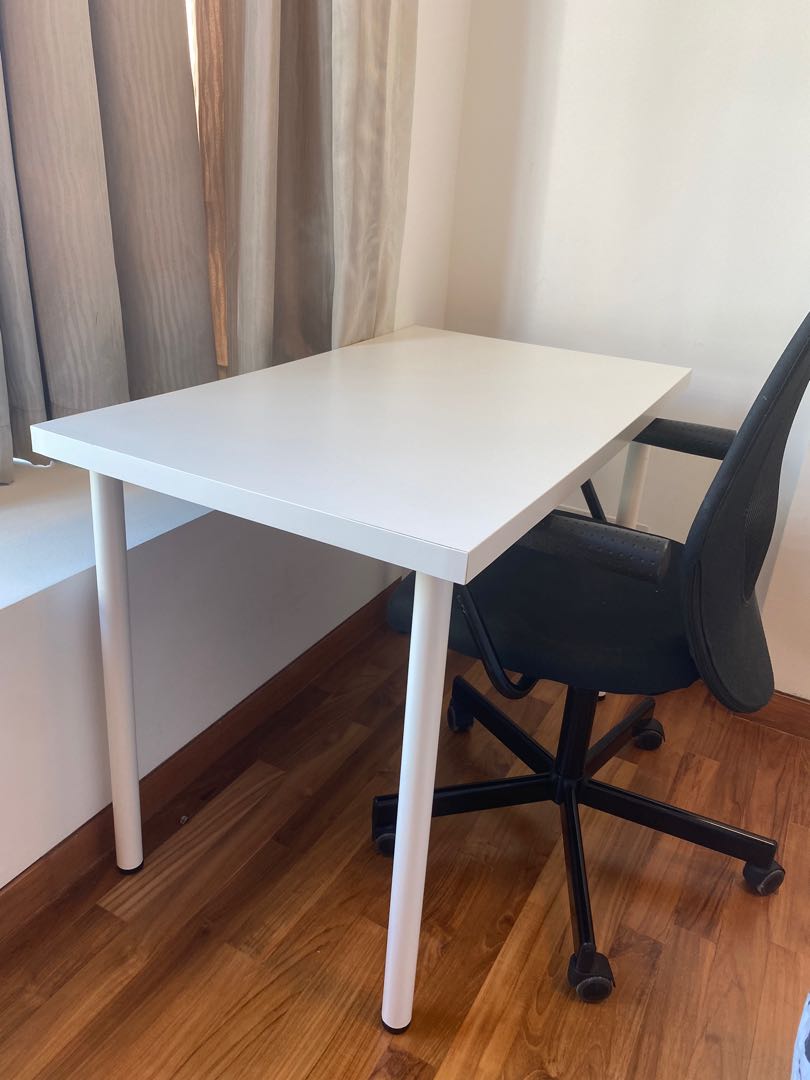 Desk - IKEA Linnmon/ Adils, Furniture & Home Living, Furniture, Tables ...