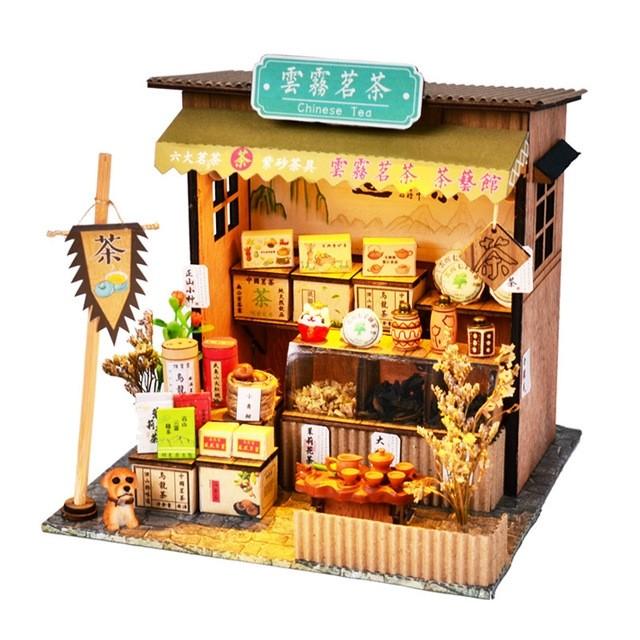 DIY Architecture Model Kits of Traditional Stalls, Stores, Shops ...