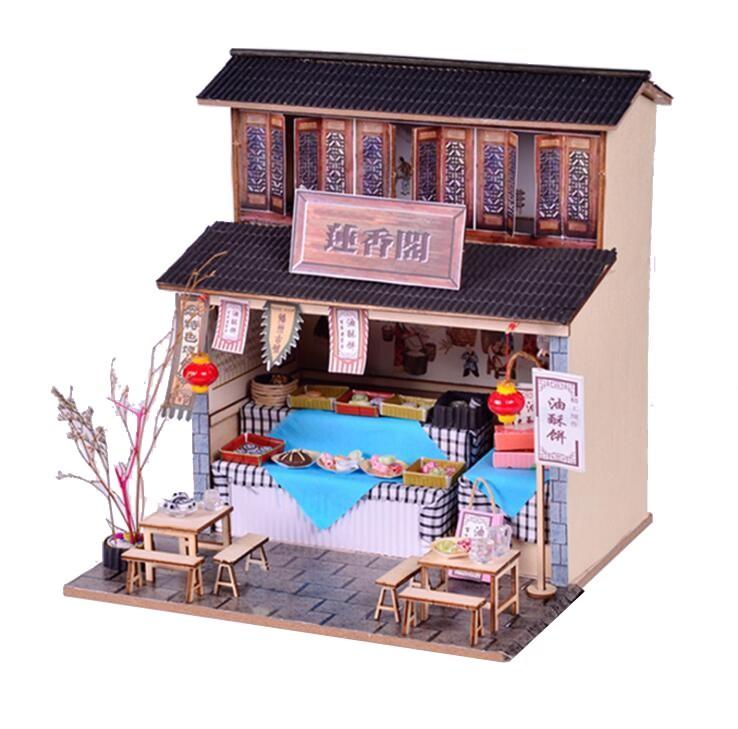 DIY Architecture Model Kits of Traditional Stalls, Stores, Shops ...