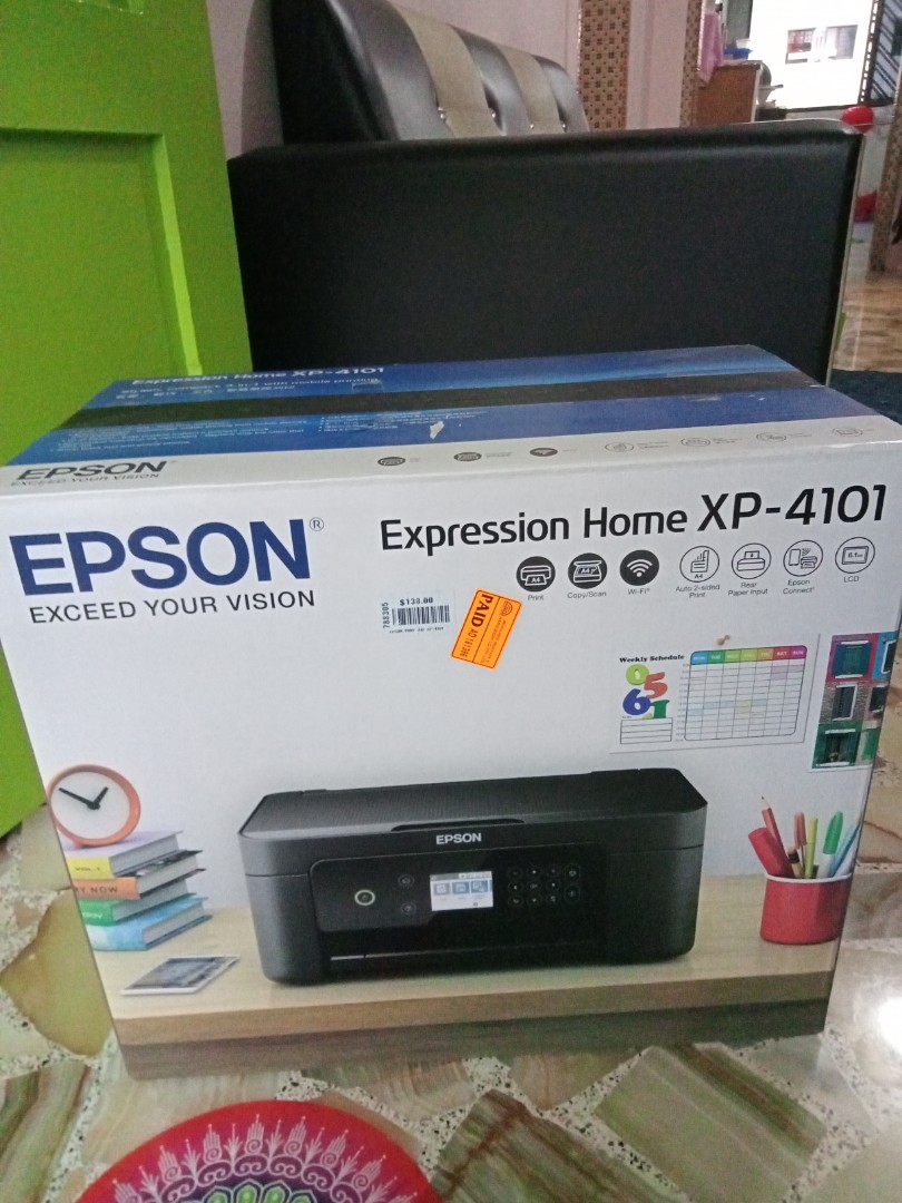 epson-XP-4101, Computers & Tech, Printers, Scanners & Copiers on Carousell