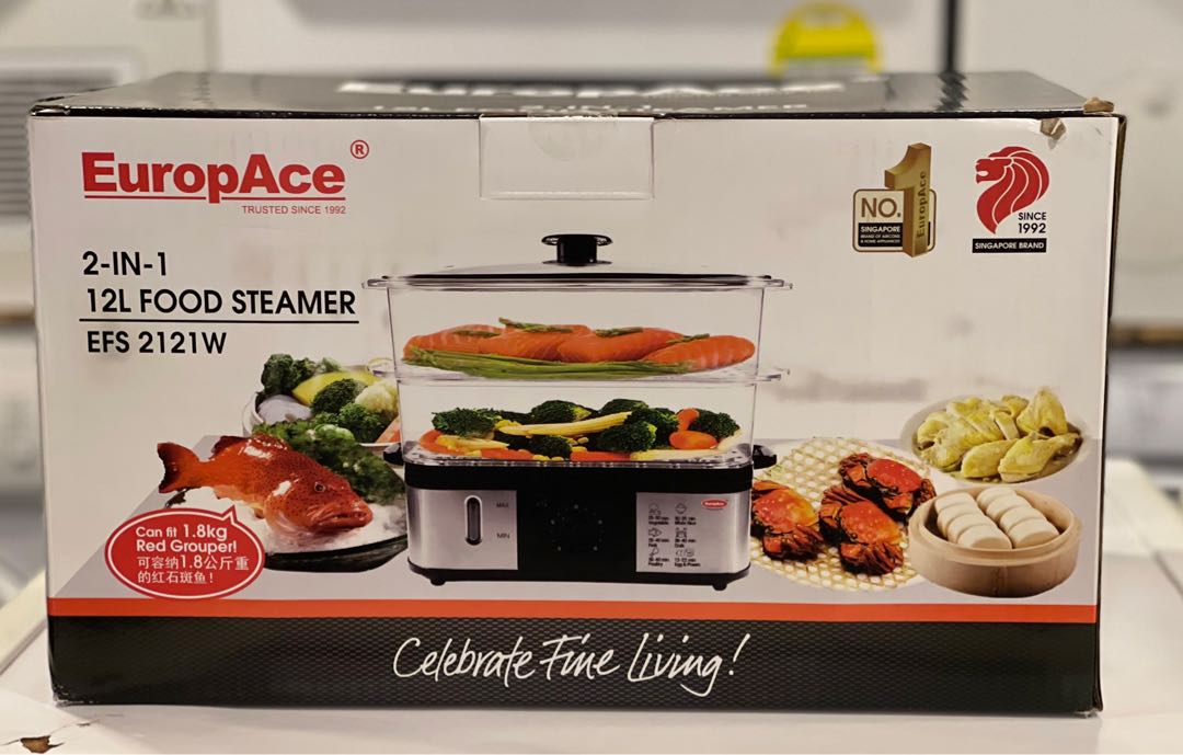 EUROPACE EFS2121W 2-TIER LARGE FOOD STEAMER (12L) Brand New $75 ( 1 ...