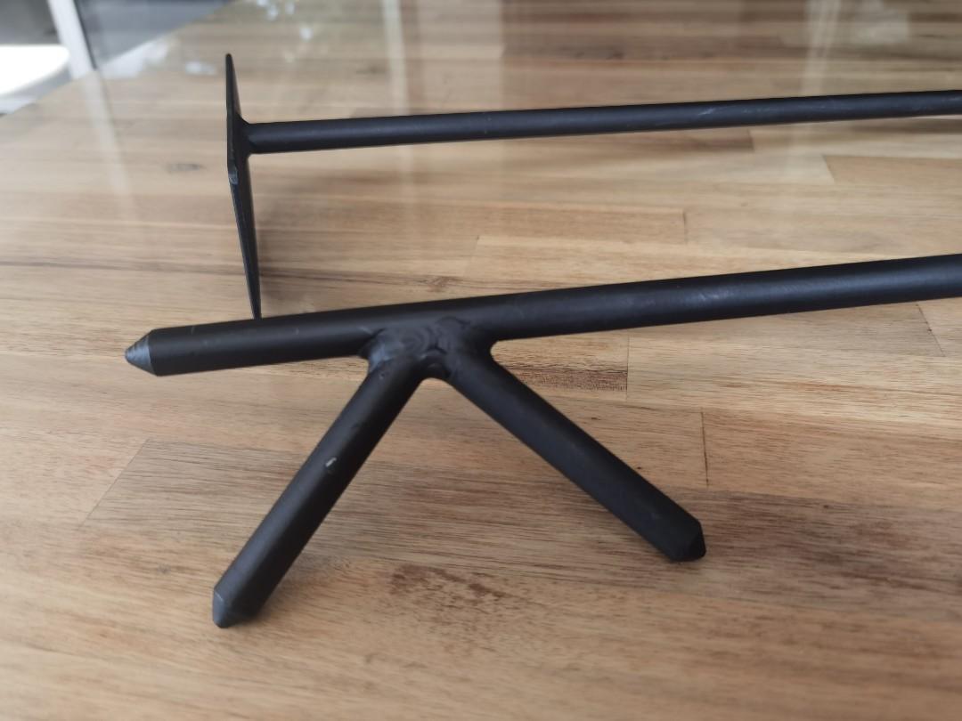 Fire Poker / Ash Rake Tool Set for Wood and Charcoal fires in BBQ ...