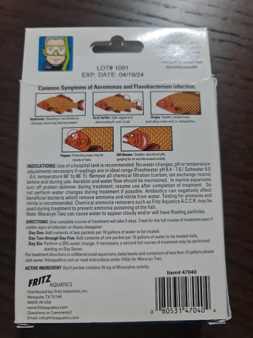 Fritz Maracyn 2 (Maracyn Two), Pet Supplies, Health & Grooming on Carousell