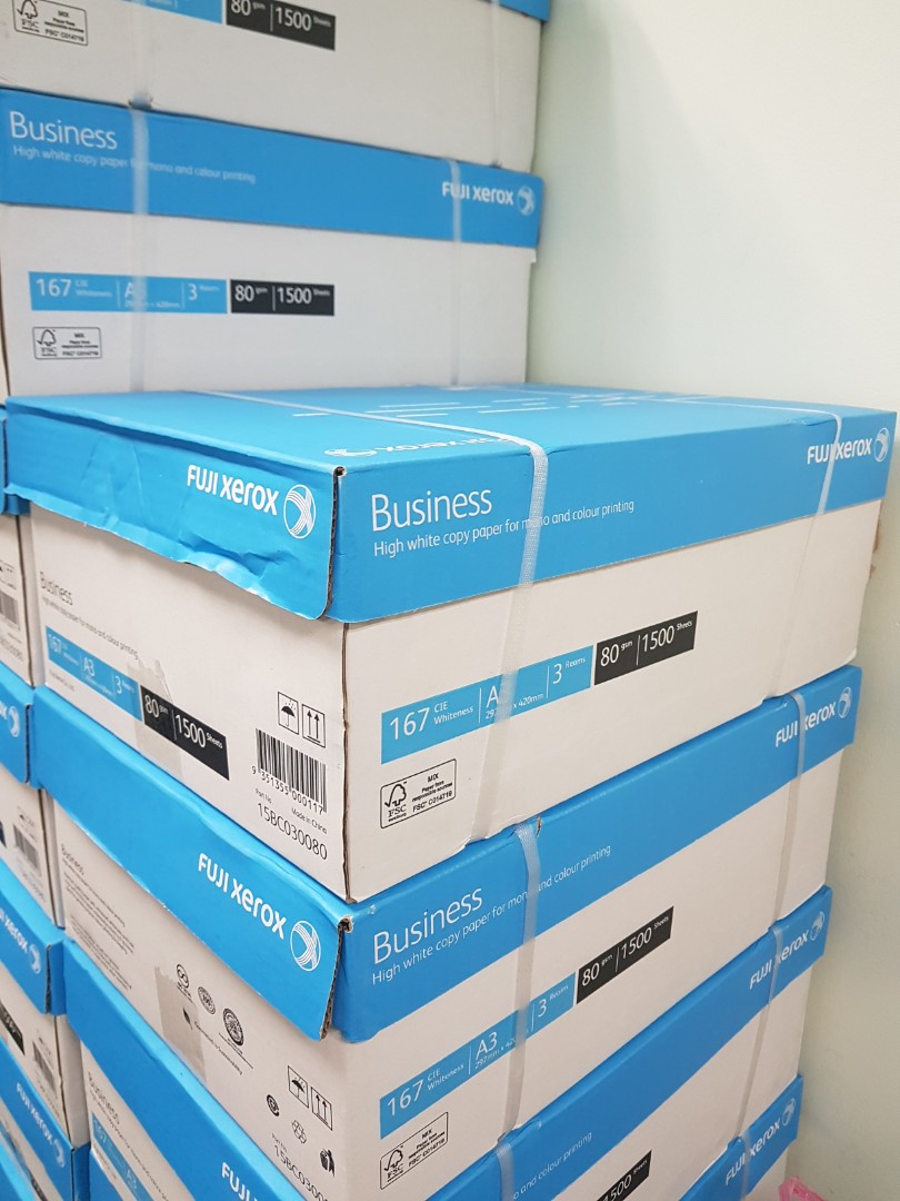 Fuji Xerox A3 80gsm Business paper, Computers & Tech, Printers ...