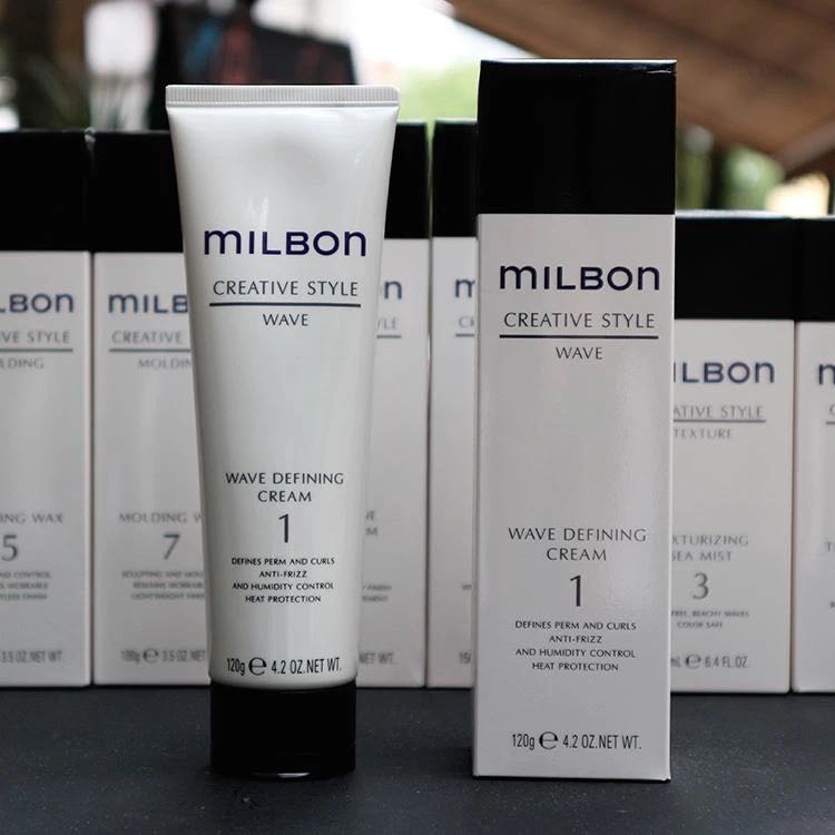Global Milbon Wave Defining Cream 1, Beauty & Personal Care, Hair on Carousell