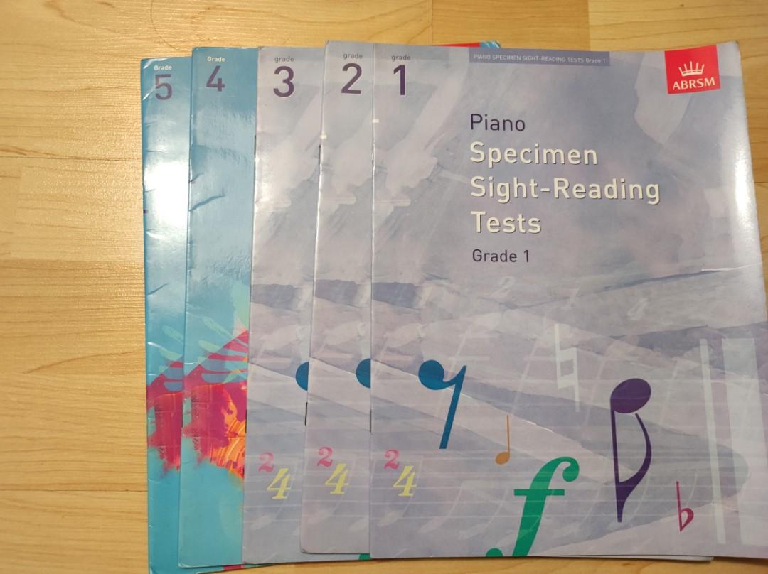 Grade 1-5 ABRSM Sight Reading, Hobbies & Toys, Music & Media, Music ...