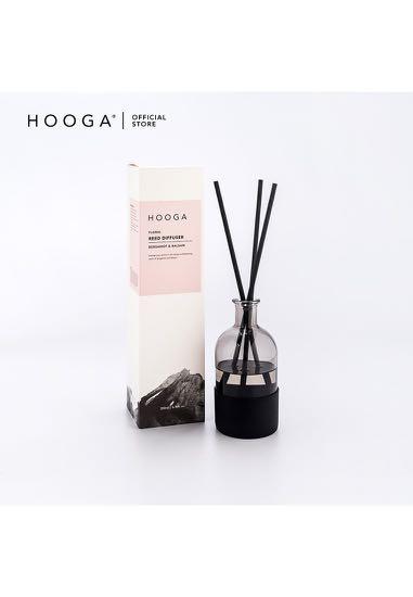 HOOGA |Hooga Reed Diffuser Black Series Bergamot & Balsam, Furniture ...