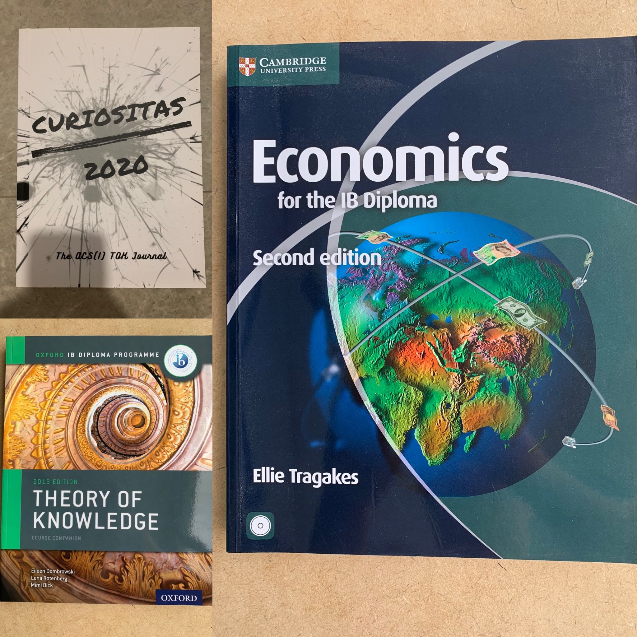 (Read description) IB (SJI/ACSI) Mathematics, Geography, TOK, Economics Textbooks, Hobbies ...