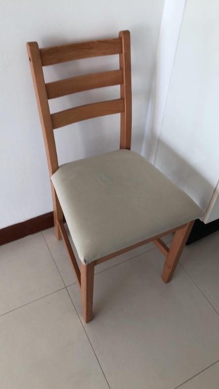 IKEA LERHAMN Chair, Furniture & Home Living, Furniture, Chairs on Carousell