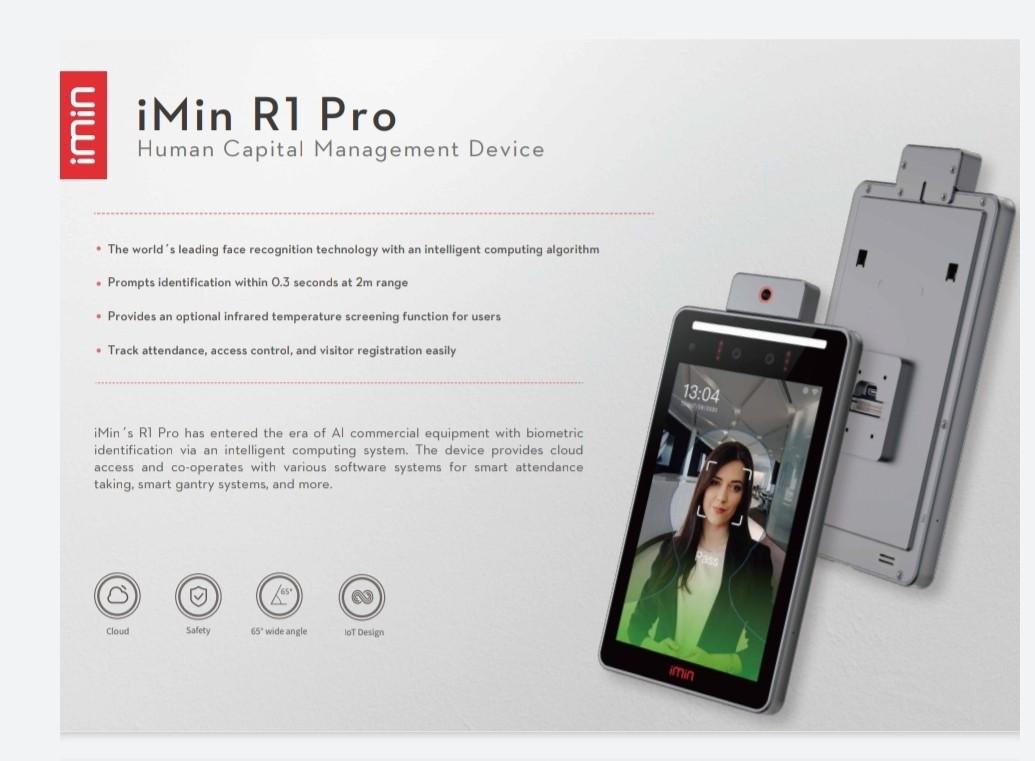 iMin R1 Pro Face Recognition Device, Computers & Tech, Office & Business Technology on Carousell
