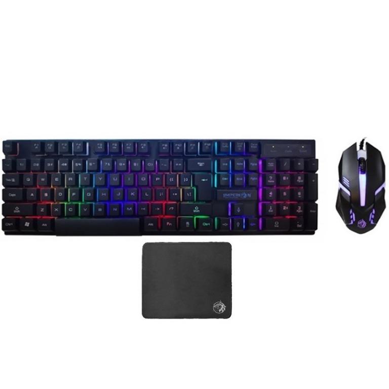 IMPERION GC203 SOLDIER ARM 3 IN 1 COMBO USB (KEYBOARD + MOUSE + MOUSE ...