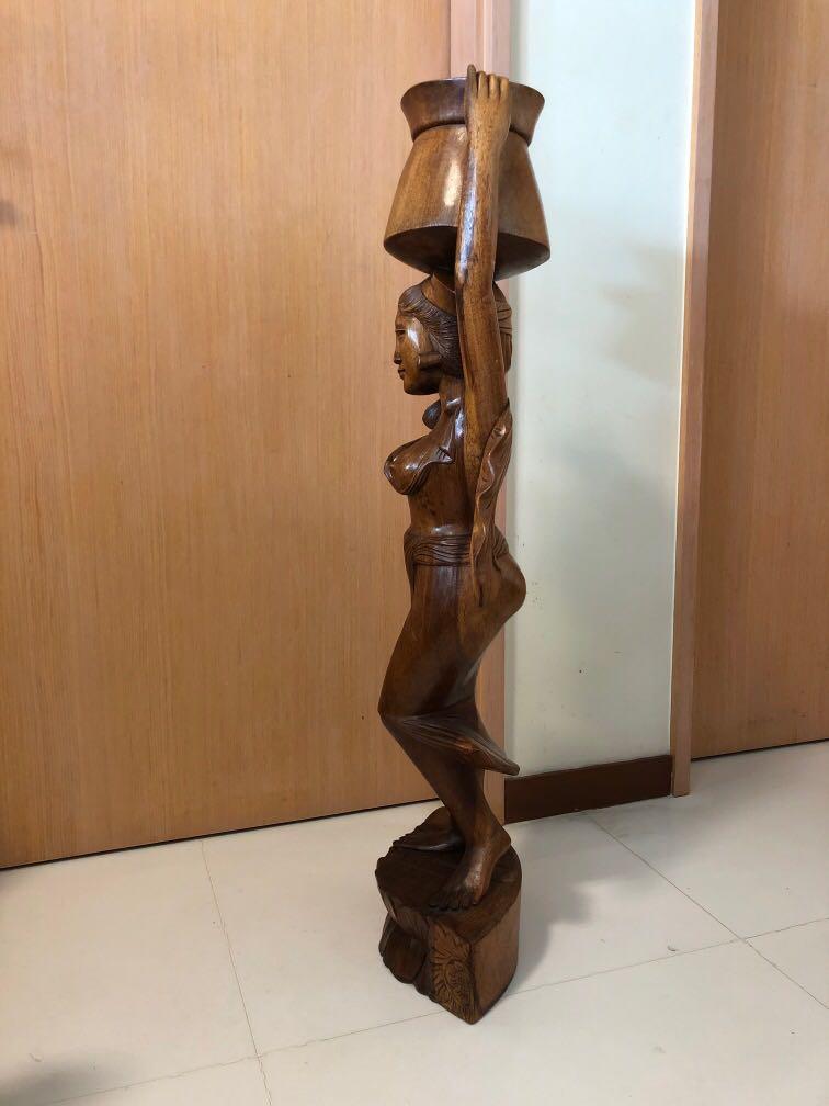 Indonesian Jamu (Herbs) Lady Wooden Display, Hobbies & Toys ...