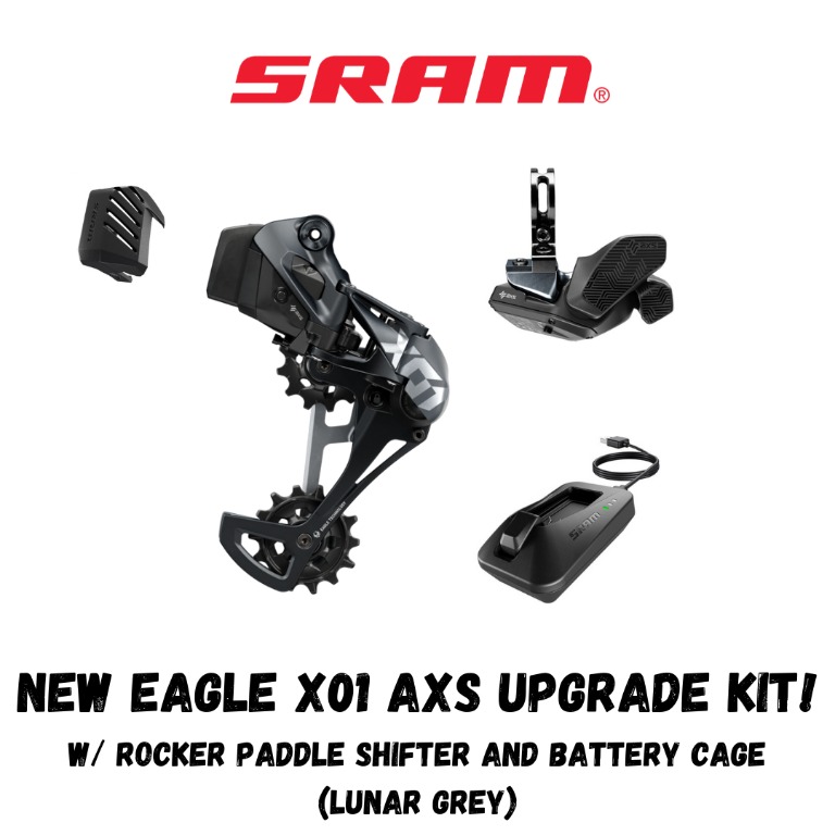 [In-stock!] SRAM X01 Eagle AXS Upgrade Kit | NEW edition w/ Rocker Paddle Electronic Shifter ...