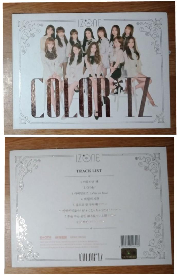 IZONE COLOR IZ ALBUM, Hobbies & Toys, Memorabilia & Collectibles, K ...