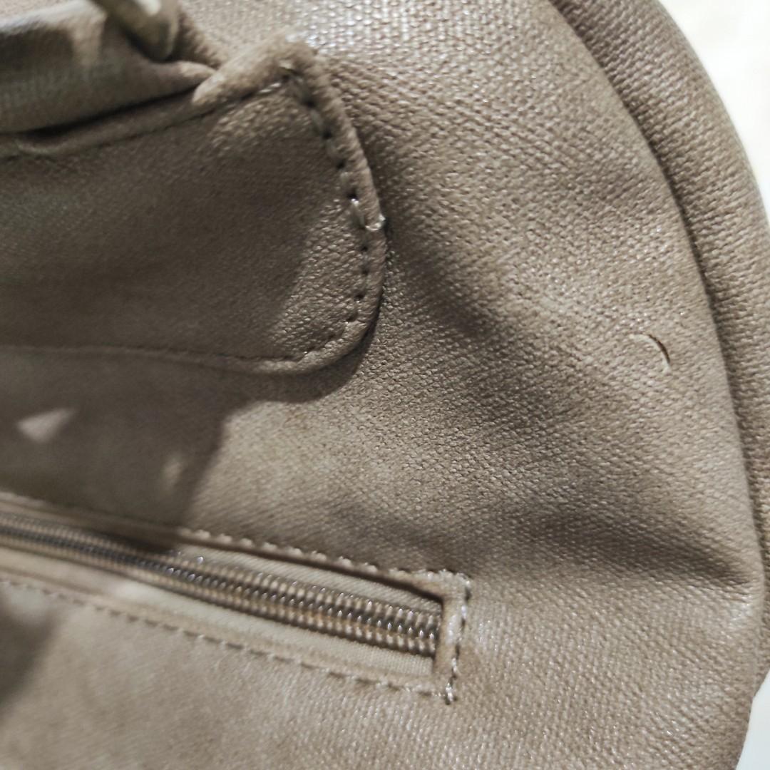 Jovanni Brown Leather Bag, Women's Fashion, Bags & Wallets, Backpacks ...