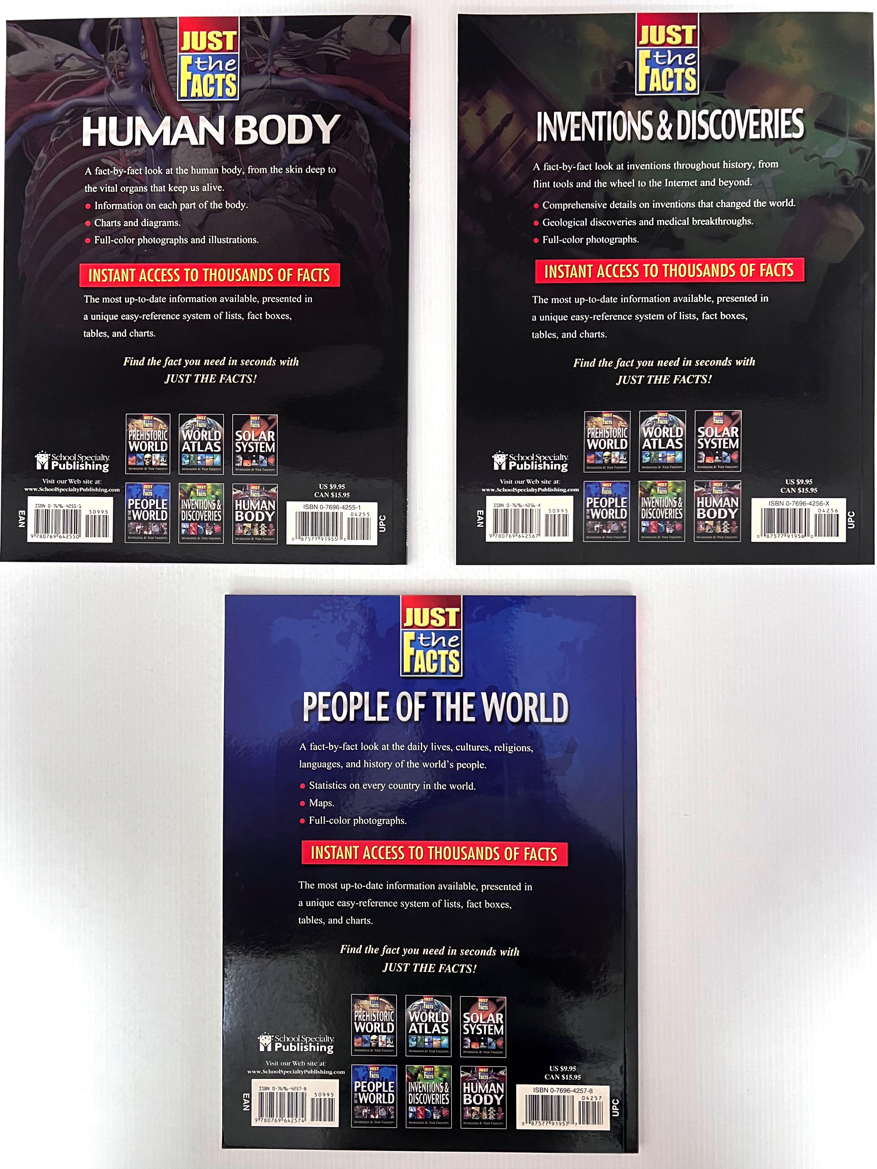 Just The Facts: Human Body, Inventions & Discoveries, People of the ...