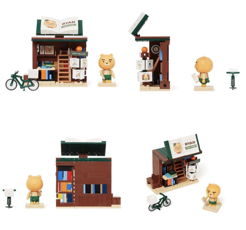 (現貨）Kakao Friends Ryan Brick Figure Lego 書店, 興趣及遊戲, 玩具 & 遊戲類 - Carousell